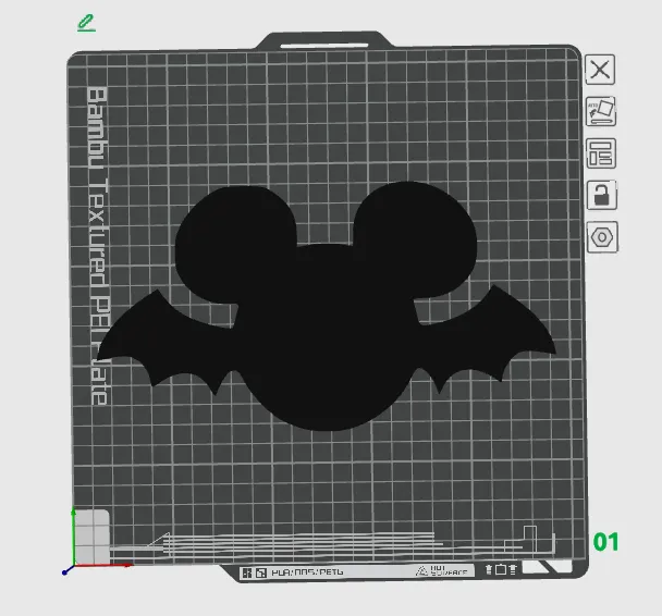 Halloween Mickey Mouse Bat by Rockman - MakerWorld
