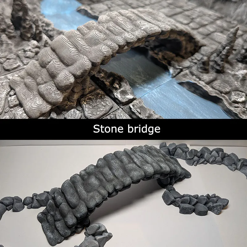 Stone bridge - DND terrain by Together 3D MakerWorld: Download Free 3D ...