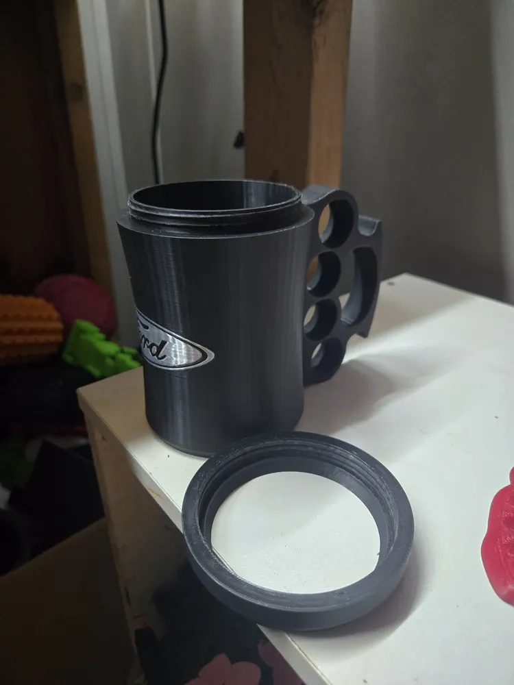 Ford brass knuckle 12oz can koozie Remixed by FarmhandCreations ...