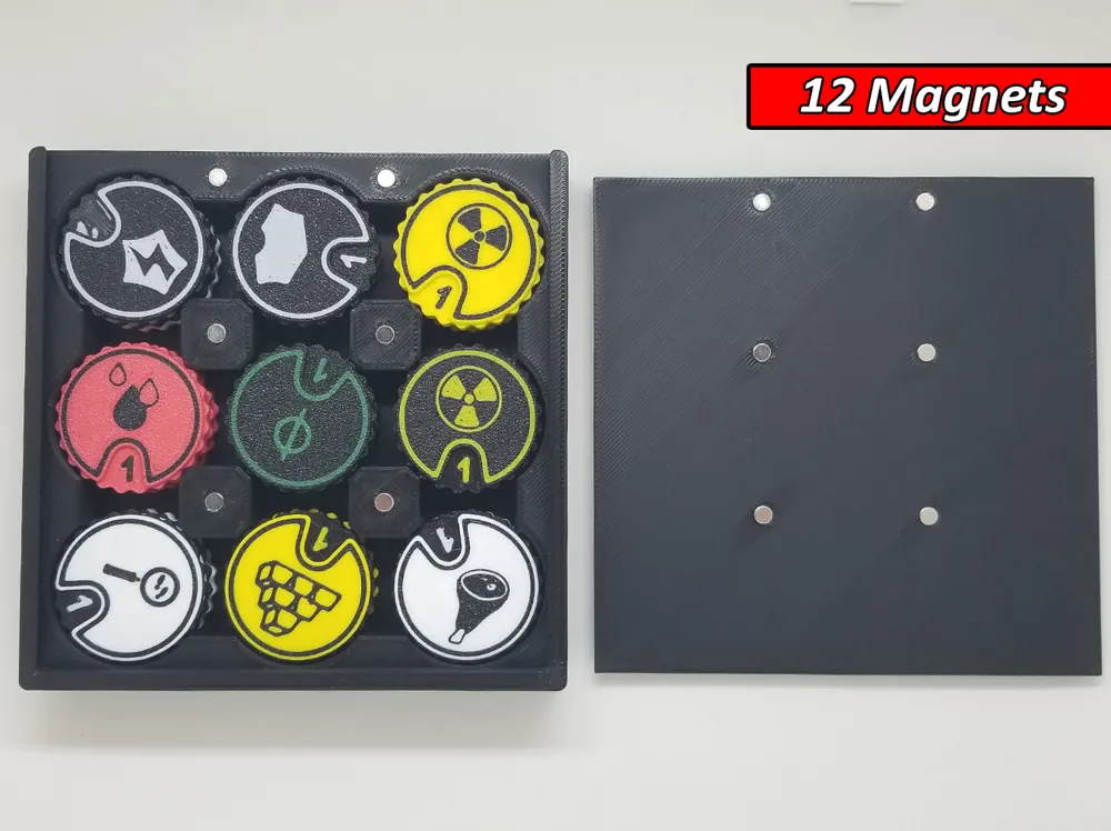 MTG Fallout Rad Counter - Double Side 1-20 Dial by TheMakerSphere ...