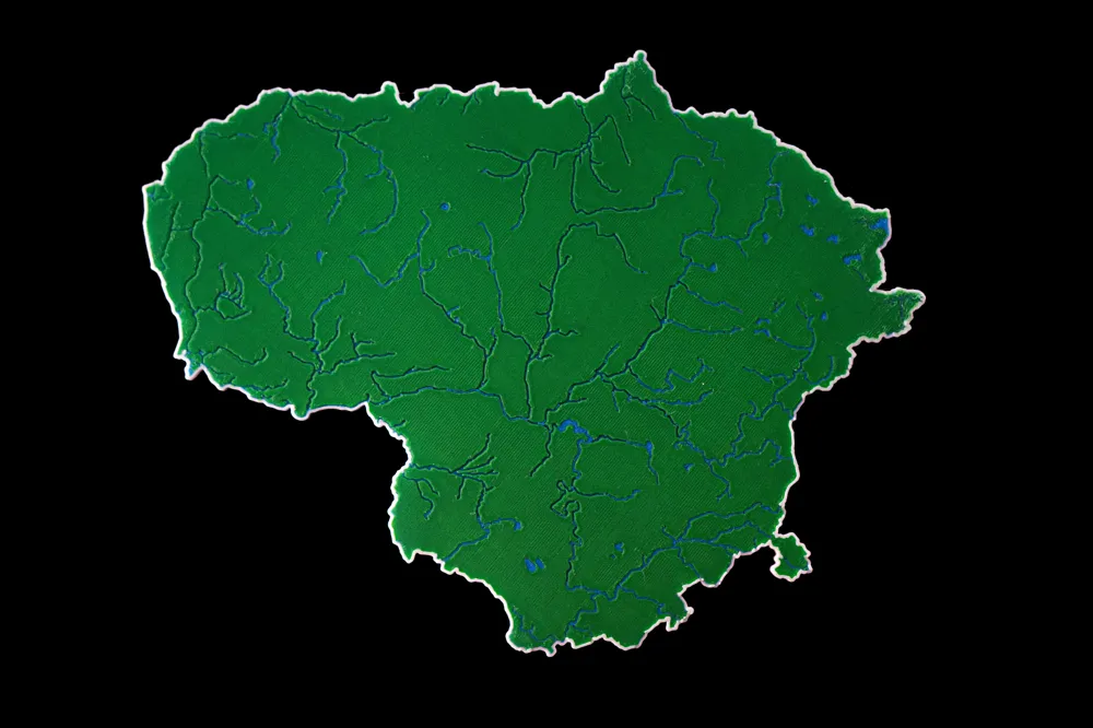 Lithuania Map - Free 3D Print Model - MakerWorld
