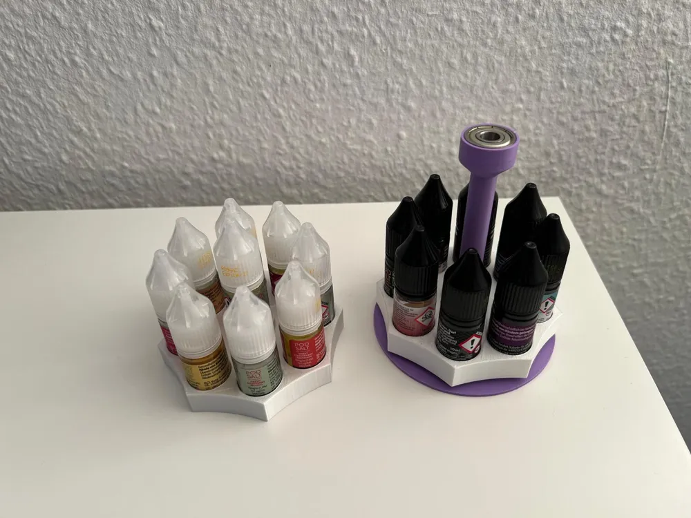 Independently Spinnable Stack Shelf for Liquids by Ryokucha - MakerWorld