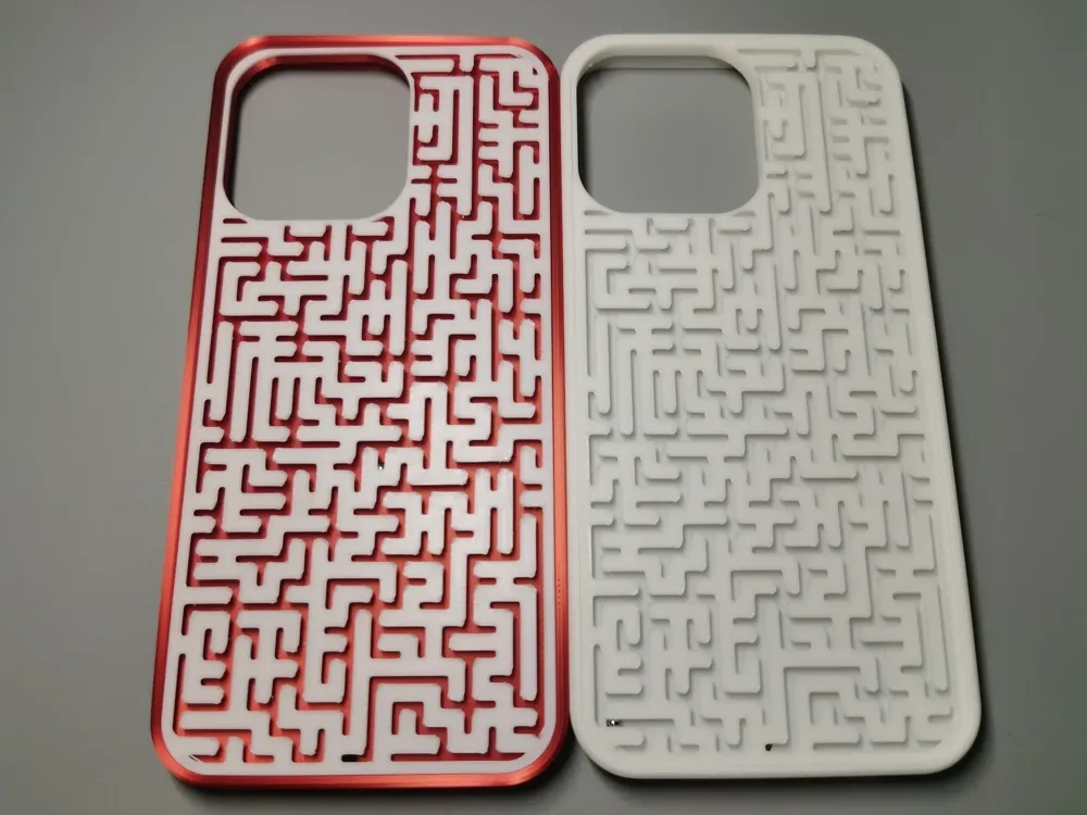 iPhone 15 Pro Max Gravity-Balanced Marble Maze Phone Case - Free 3D ...