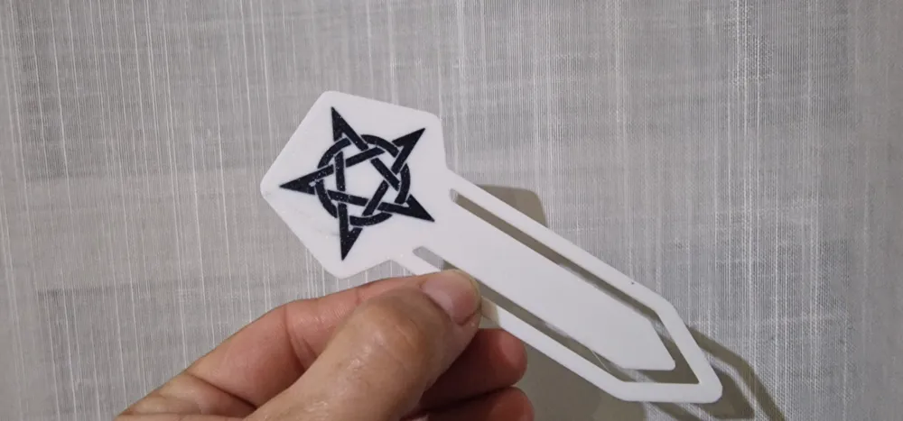 MAGIC PENTAGON bookmark Marcador libros by darvil66 - MakerWorld