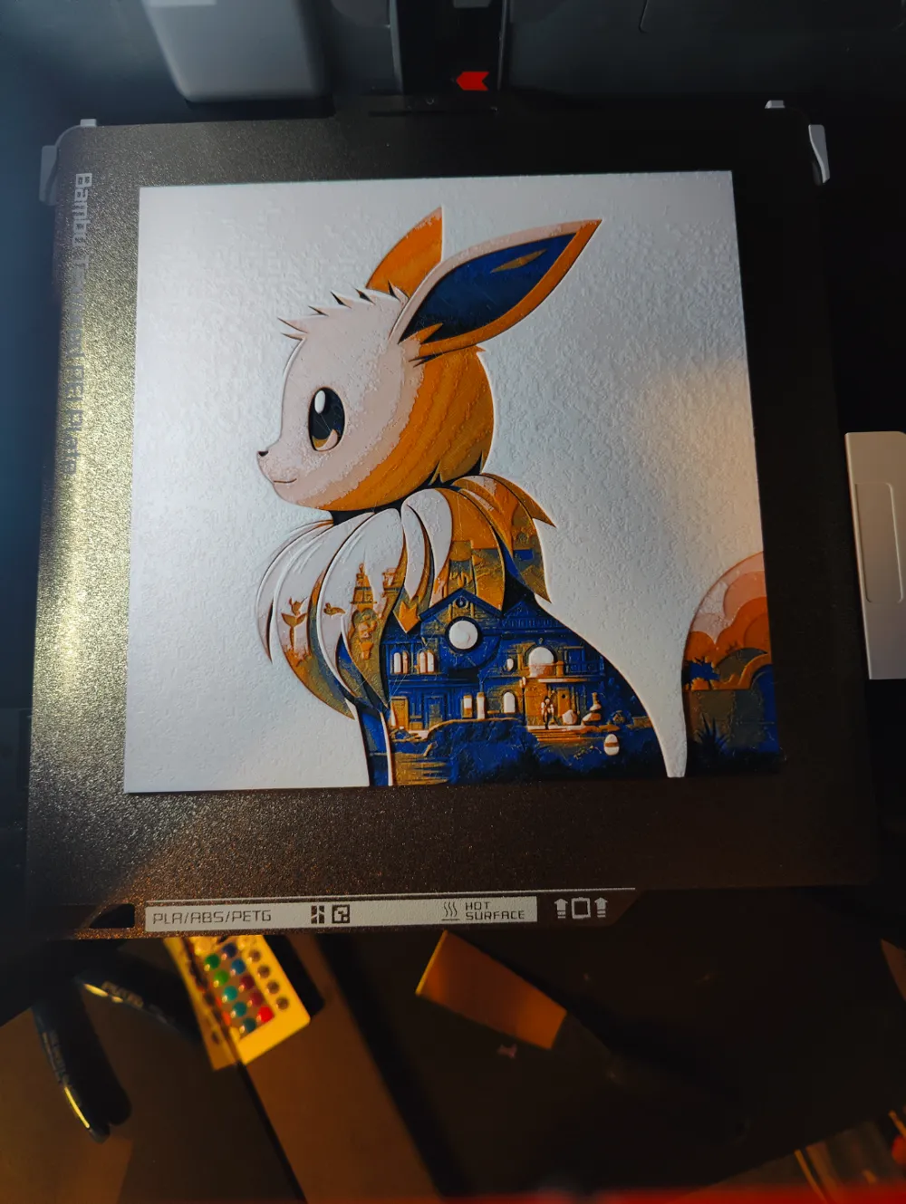 Eevee - Pokemon - Hueforge by 3D_Demmacs MakerWorld: Download Free 3D ...