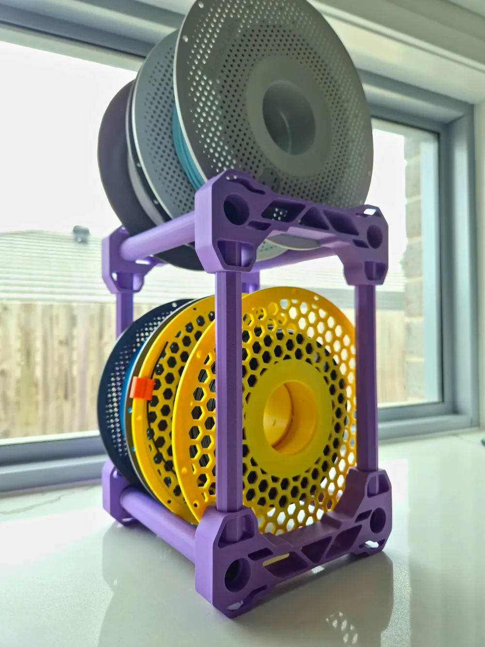 Modular Filament Spool Rack V2 V3 Out On Profile! by James3Design ...