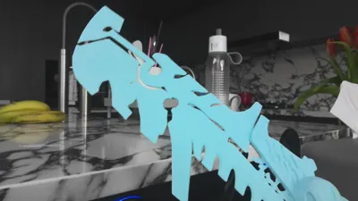 Mini Guardian+++ sword from Zelda BOTW by weapon guy - MakerWorld