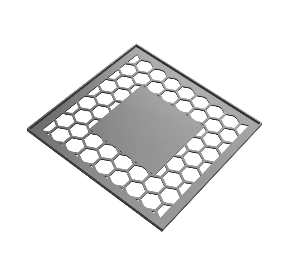 Hueforge Displate wall frame (200mm x 200mm) by pr0xyfl00d3r - MakerWorld