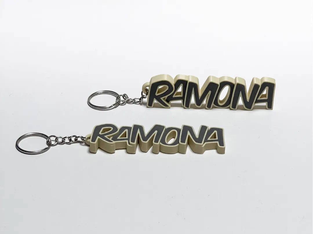 Beautiful keychain with the name Ramona by 3D Pitti MakerWorld ...