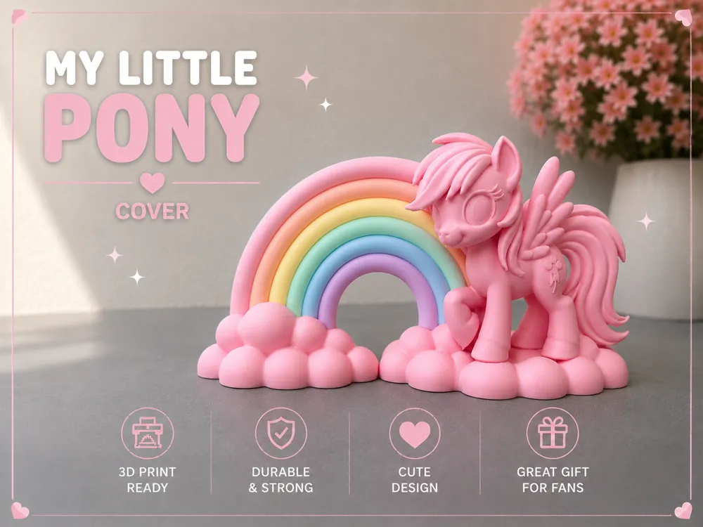 Cute Pony Figure - Free 3D Print Model - MakerWorld