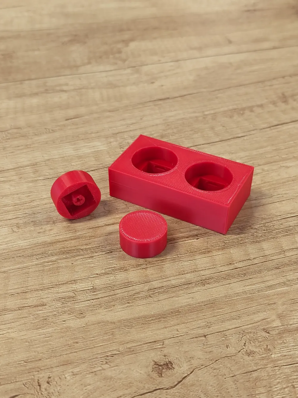 Fidget / Clicker Brick 2x1 by Stradifull - MakerWorld
