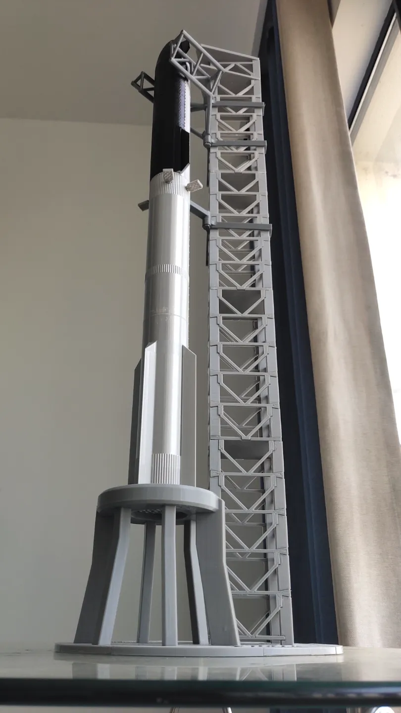 SpaceX Starship S28+B10 by CuriousAnt MakerWorld: Download Free 3D Models