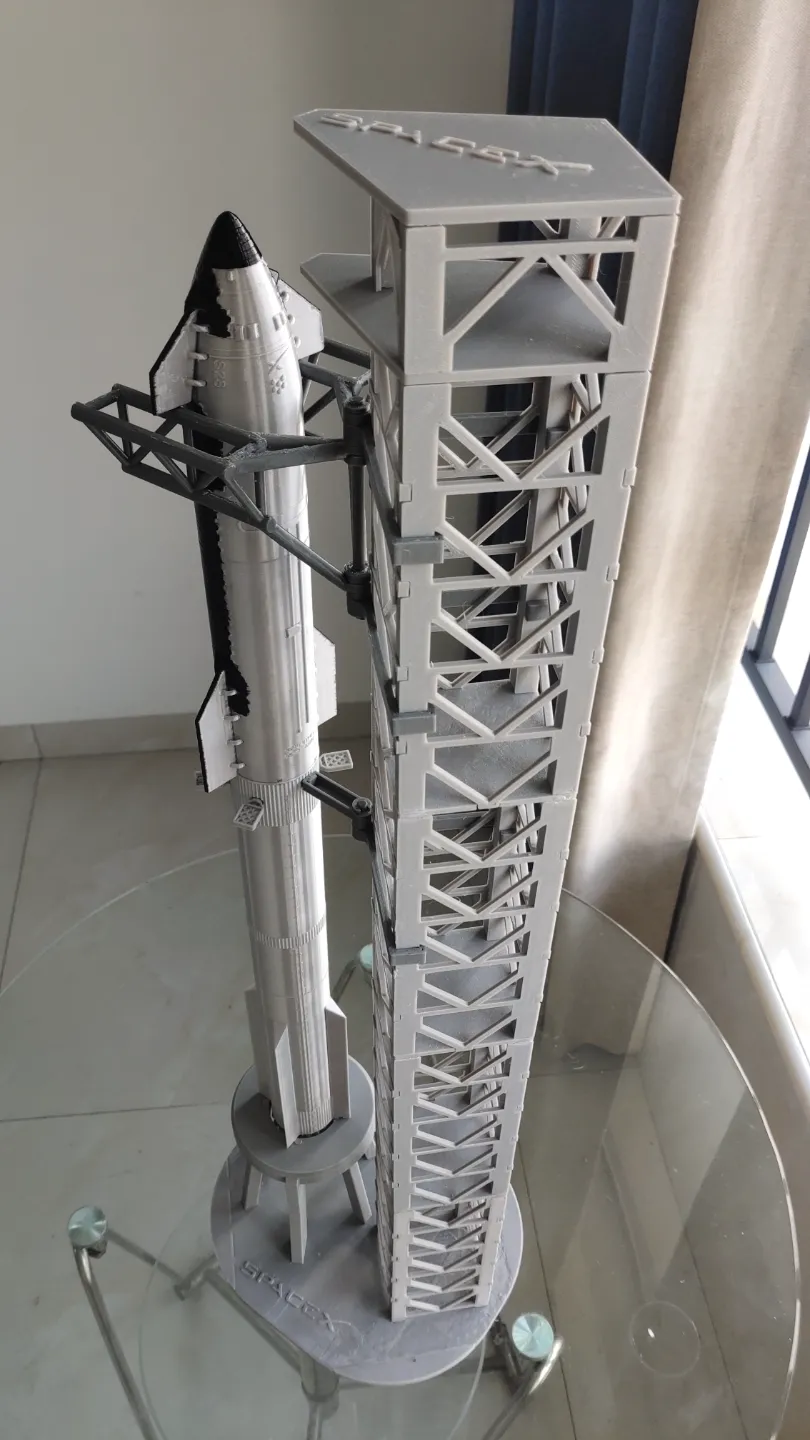 SpaceX Starship S28+B10 by CuriousAnt MakerWorld: Download Free 3D Models