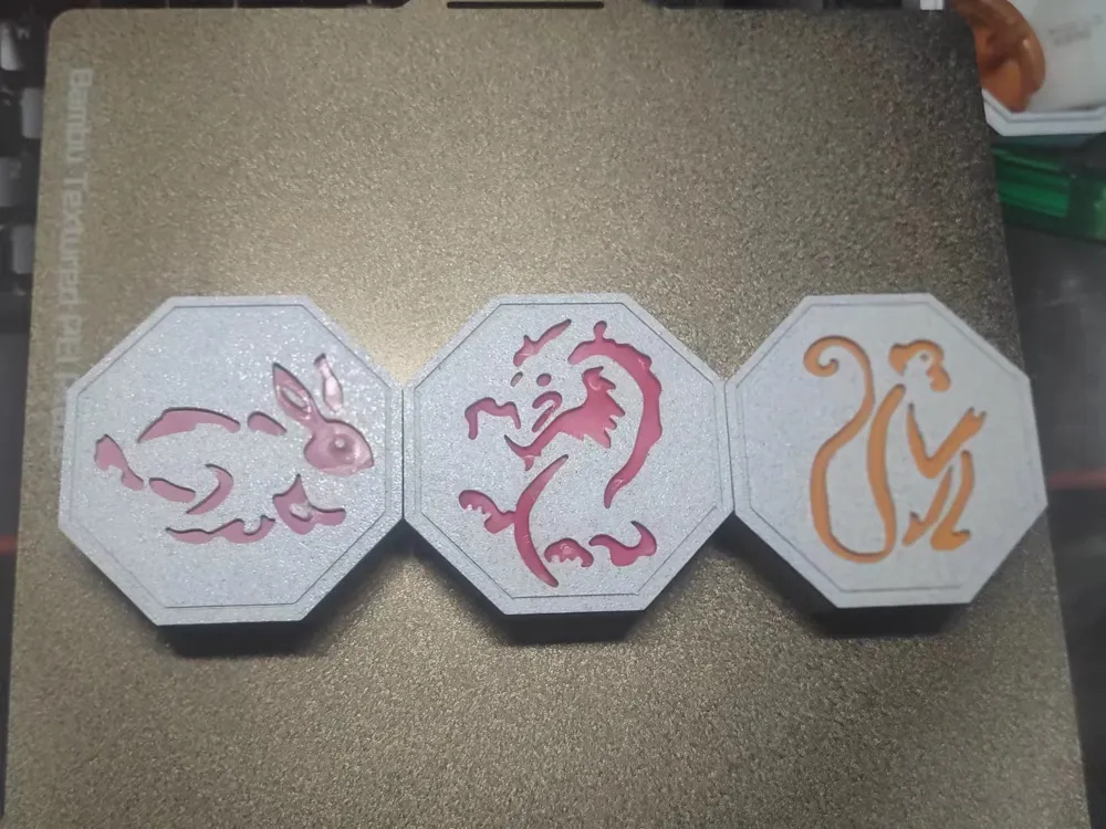 Jackie Chan Adventures Twelve talismans box 十二生肖符咒 by 十二月 - MakerWorld
