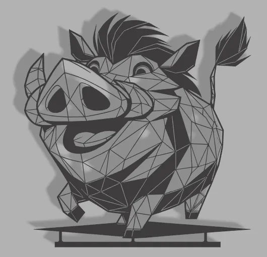 Pumba V.2: The Fearless Wanderer by 3DPrintWolf MakerWorld: Download ...