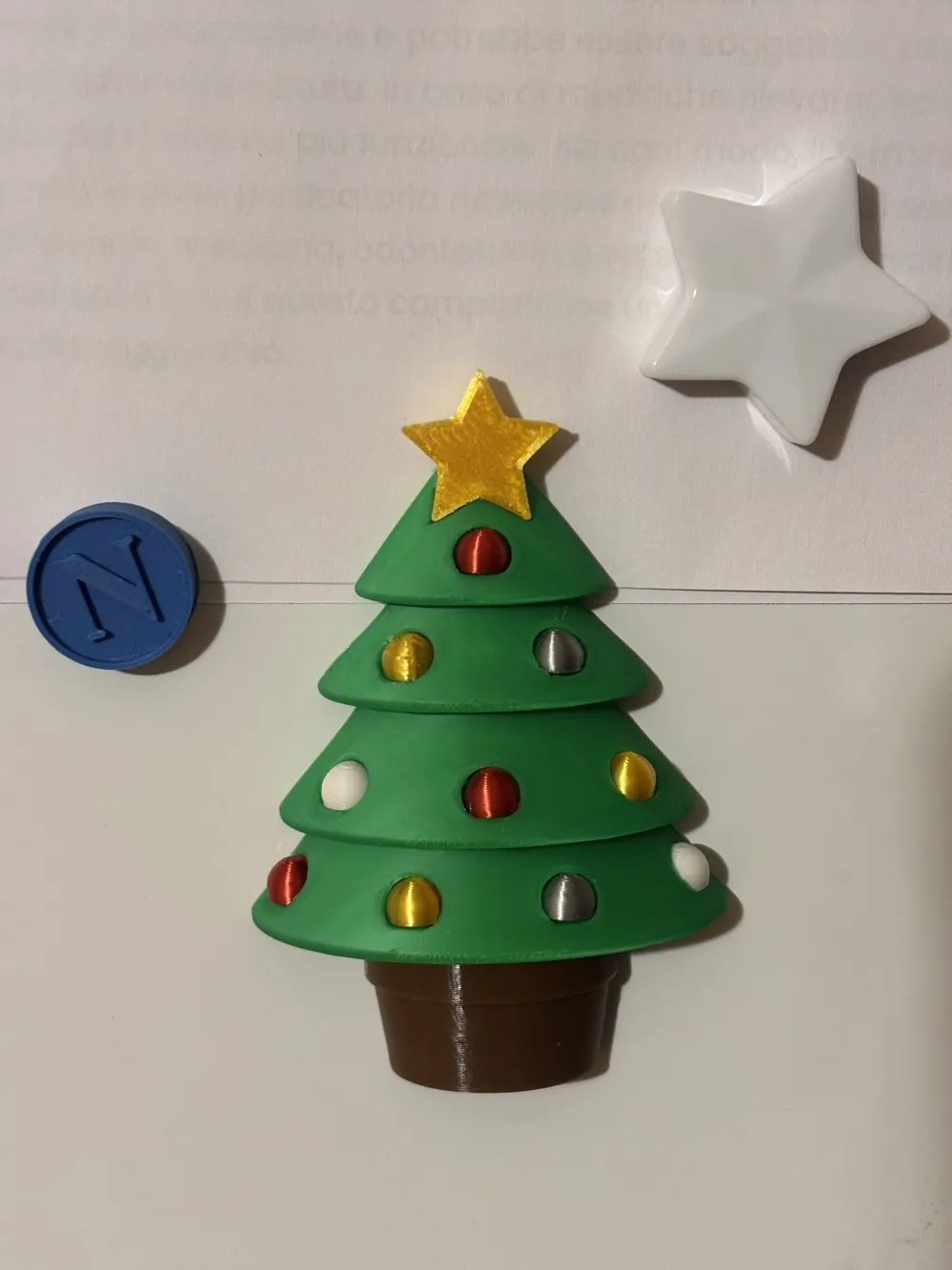 Christmas tree with magnet 8cm 12g (hang or stick) by Rinaldo F ...