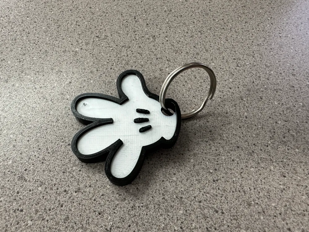 Mickey Hand Keychain Zipper Pull by The 3D Imagineer MakerWorld ...