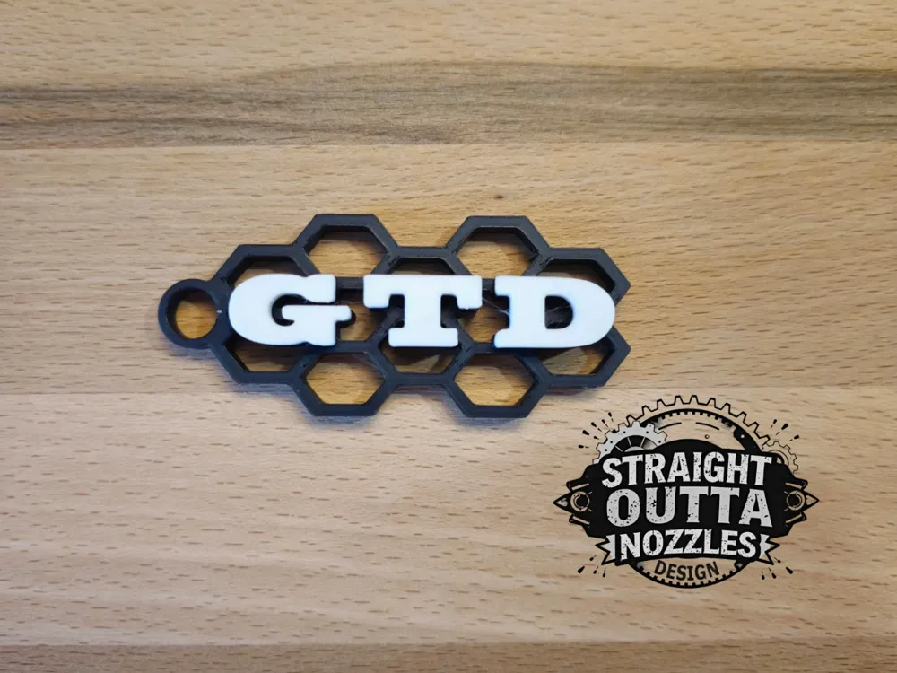 GTD Grill Keychain by straightouttanozzles - MakerWorld