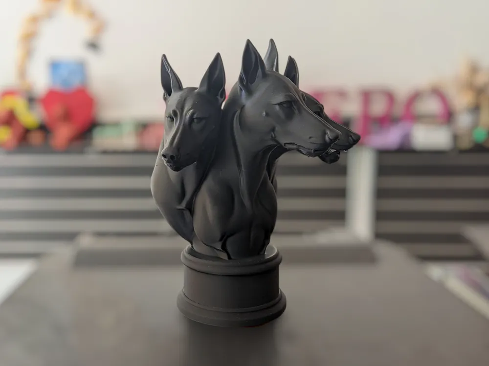 Cerberus Bust by Sitsero MakerWorld: Download Free 3D Models