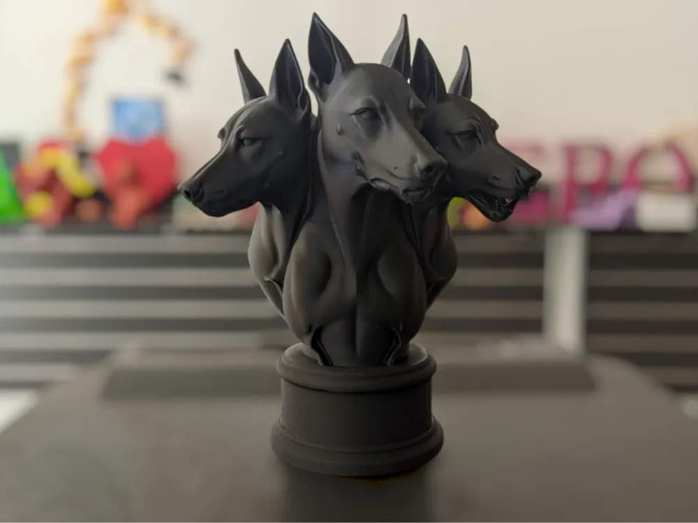 Cerberus Bust - Free 3D Print Model - MakerWorld