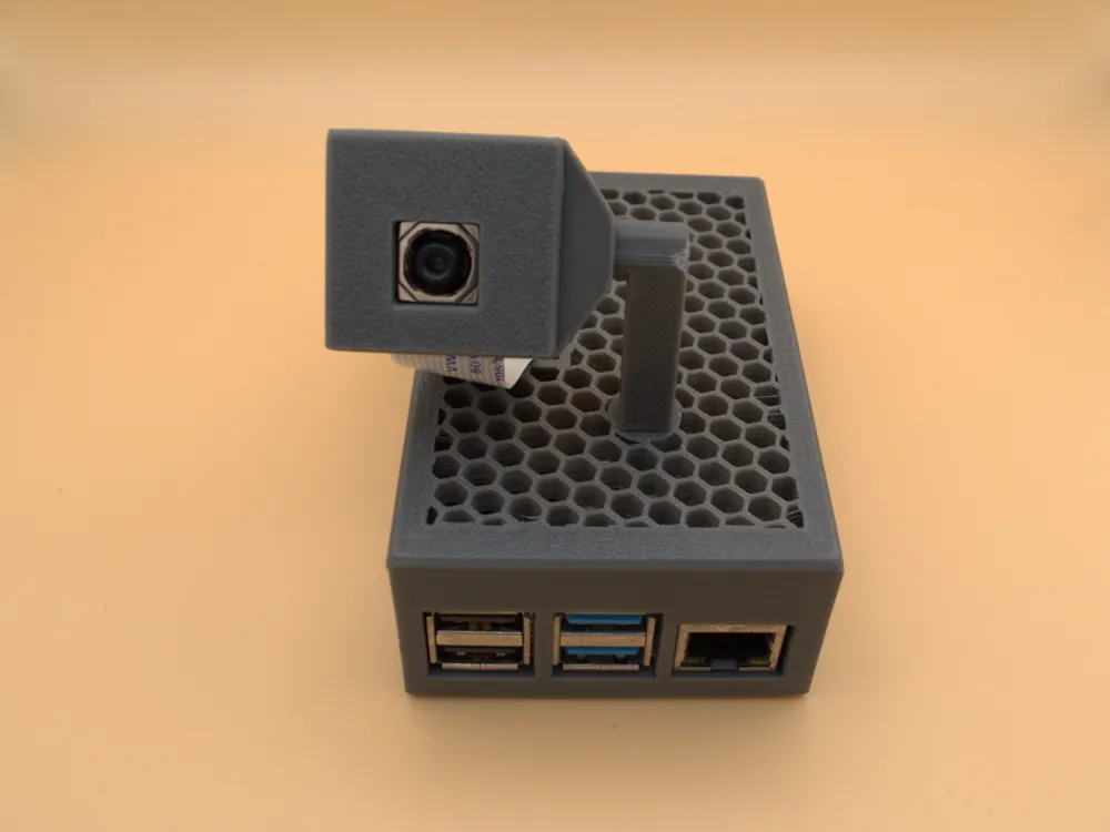Raspberry Pi 4 Case with Camera Attachment by marcelwinheim MakerWorld: Download Free 3D Models