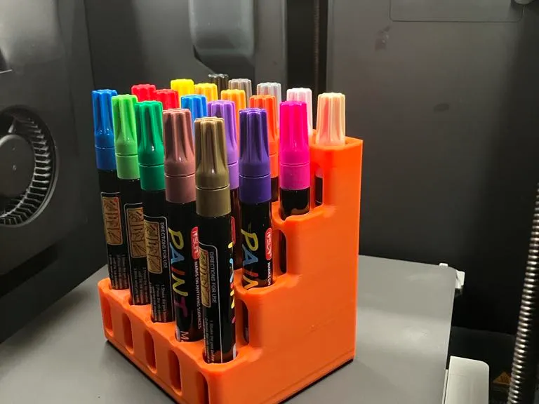 Paint Marker Stand by Daak MakerWorld: Download Free 3D Models