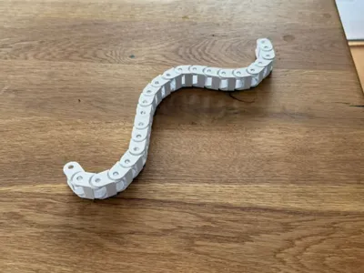 Printable Cable Chain - Customizable - Free 3D Print Model - MakerWorld