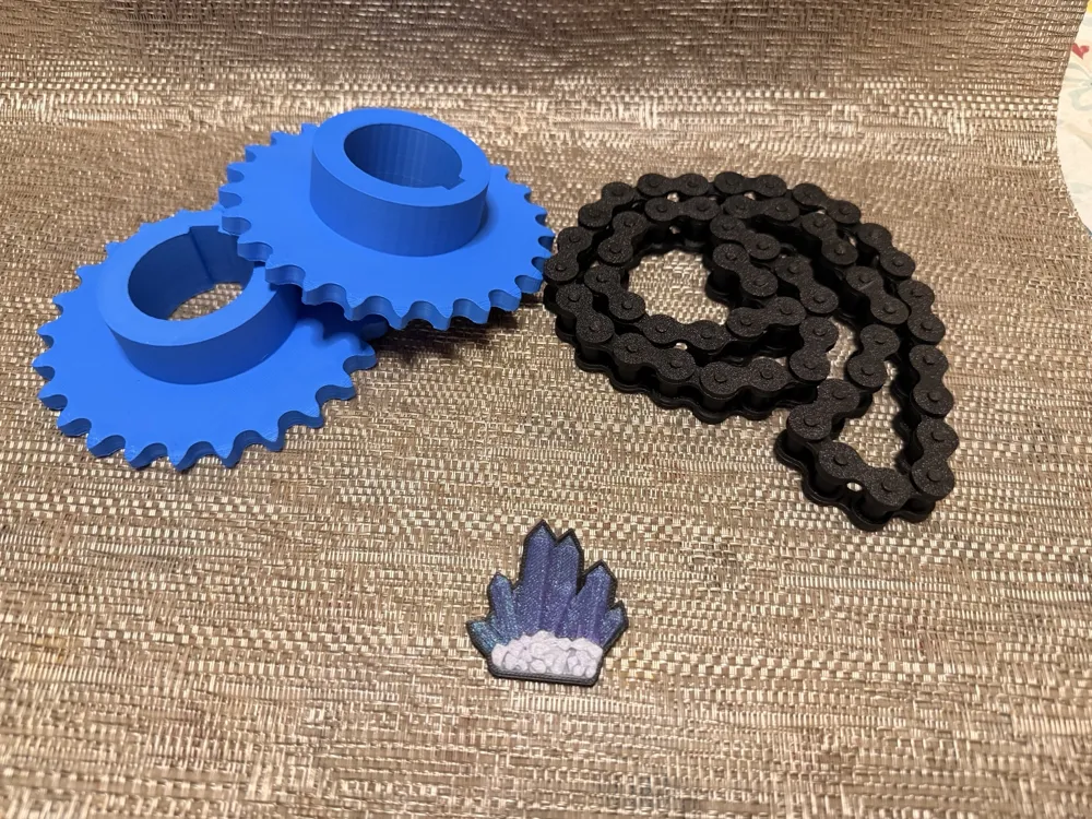 Sprocket and chain - Free 3D Print Model - MakerWorld