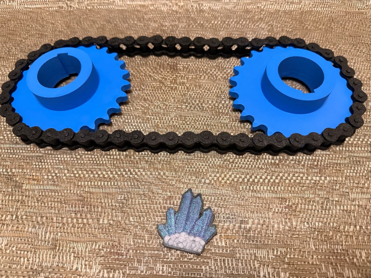 Sprocket and chain - Free 3D Print Model - MakerWorld
