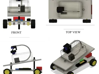 Unmanned Firefighting Vehicle - 2022 Project by Zyzzbarth - MakerWorld