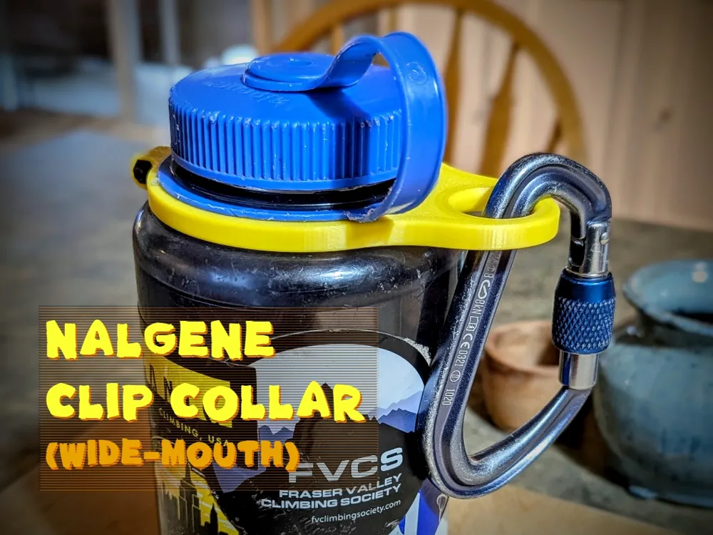Nalgene Clip Collar by CaliperDaddy - MakerWorld