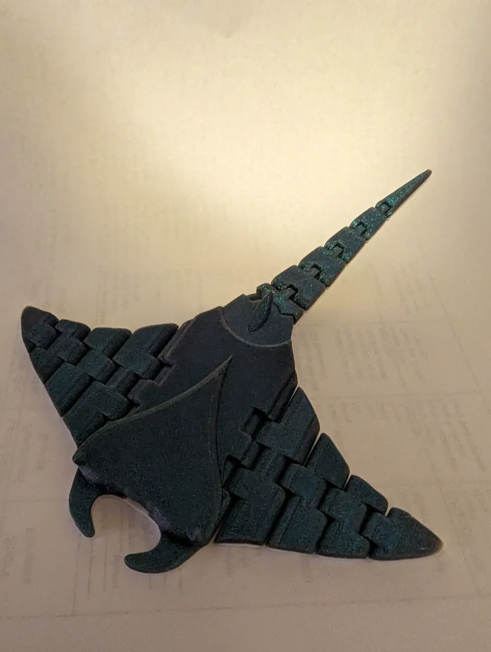 Articulated Manta Ray Remixed by ThePrinterPrinted - MakerWorld