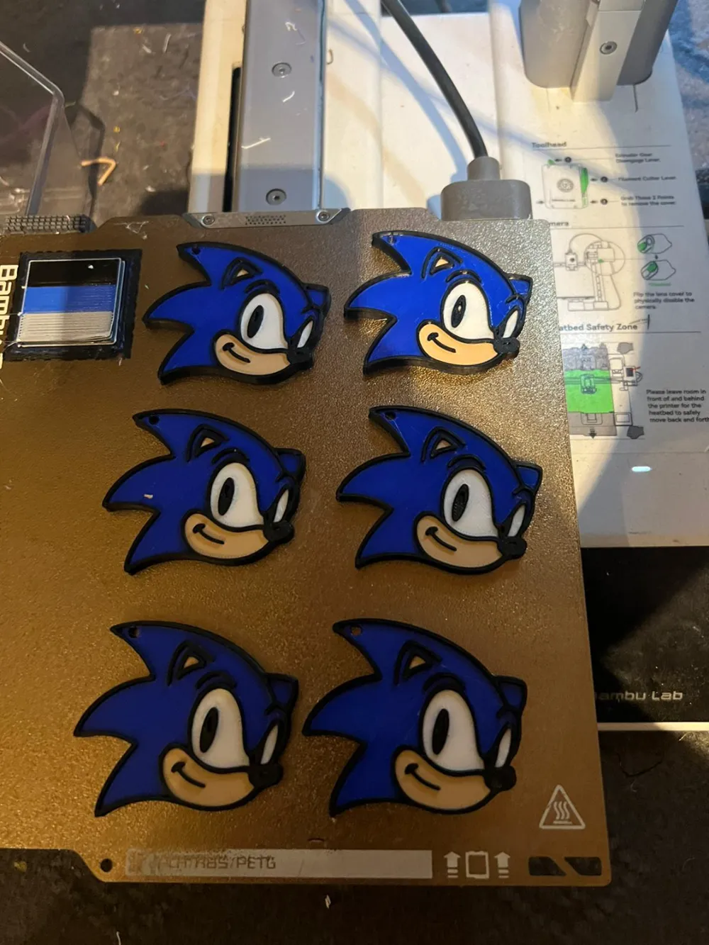 sonic keychain by Blossom2023 MakerWorld: Download Free 3D Models