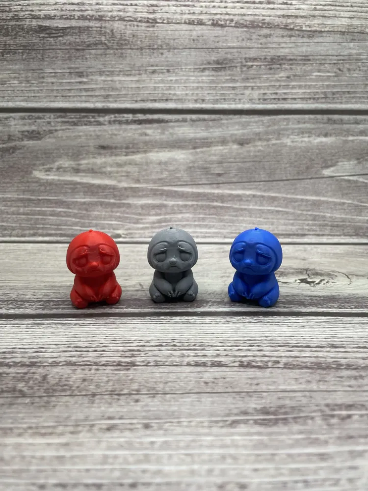 Cute Sad Sloth - Quick Print! by Dave'sPrints MakerWorld: Download Free ...