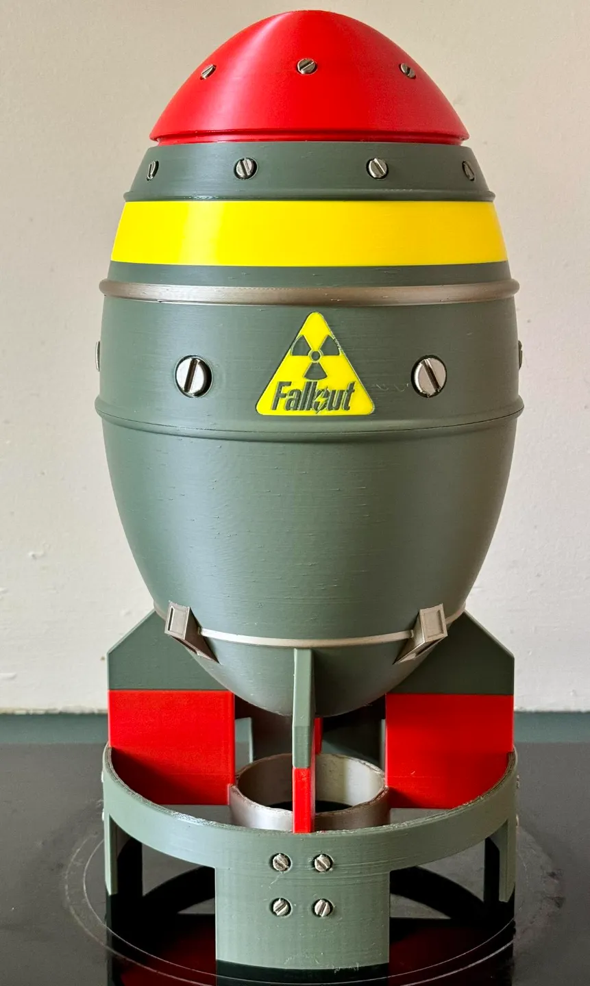 Fallout Mini Nuke AMS 4 Color Print Remixed by Faran3D - MakerWorld
