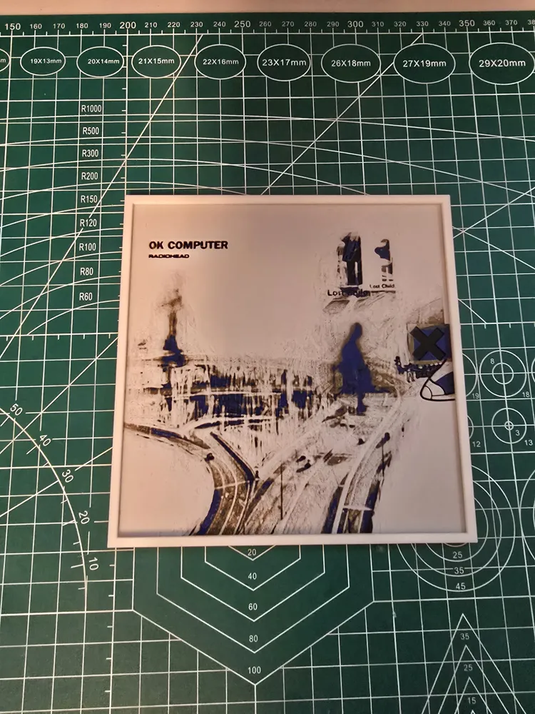 Radiohead "OK Computer" Album - Hueforge Art - Free 3D Print Model ...