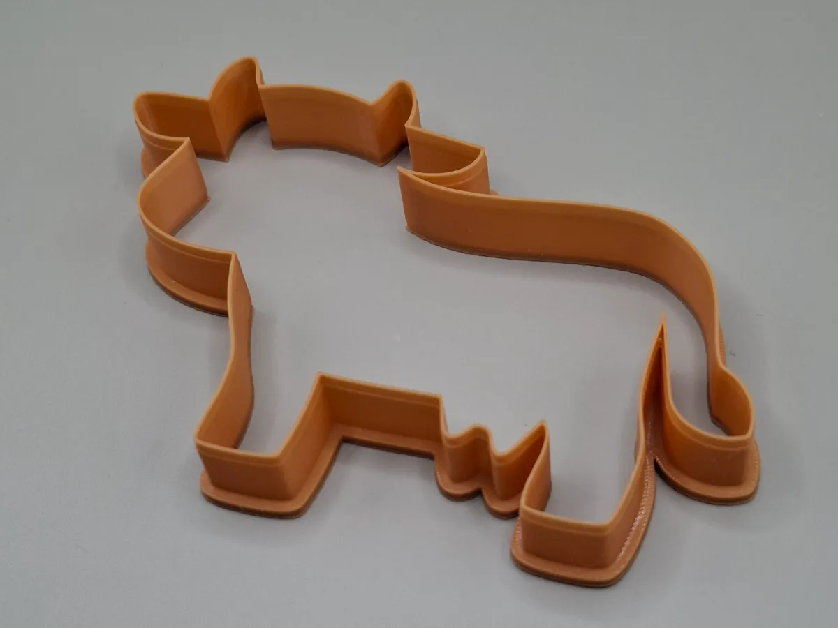 Cow Cutter | Farm Cow Shape for Cookie and Clay - Free 3D Print Model ...