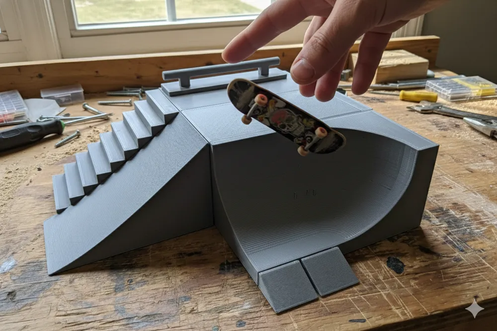Finger skatepark - Free 3D Print Model - MakerWorld
