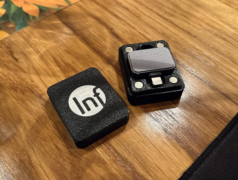 Infiray P2 Pro Magnetic Case + Gridfinity (iOS Lightning Version) by ...