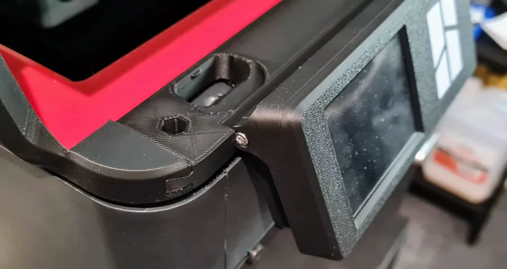 AMS Riser V2 Remix for XTouch Screen Remixed by CEL Design - MakerWorld