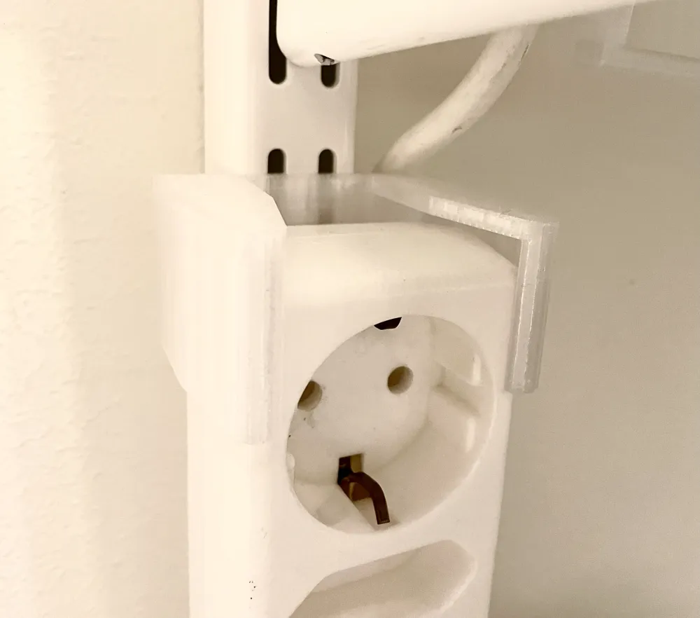 ELFA Wall Rail Power Bar Holder by Teetow - MakerWorld