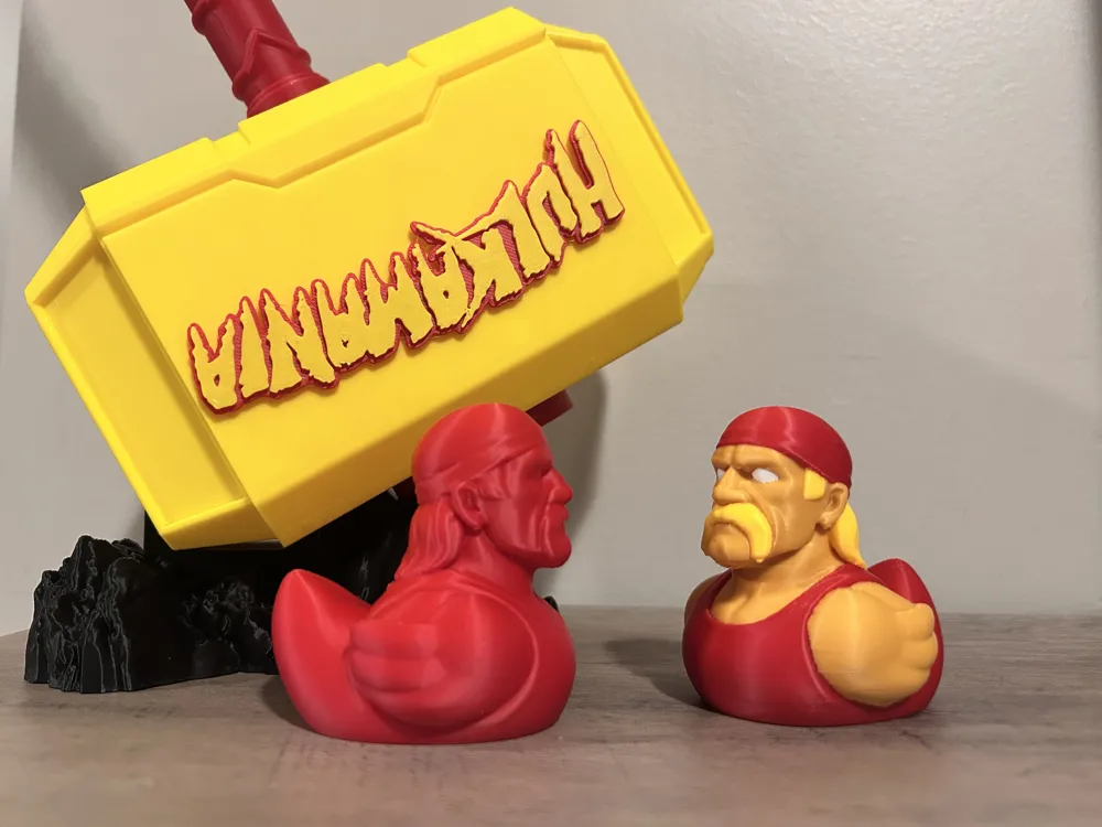 Hulk Hogan Rubber Duck by K3DPrint MakerWorld: Download Free 3D Models