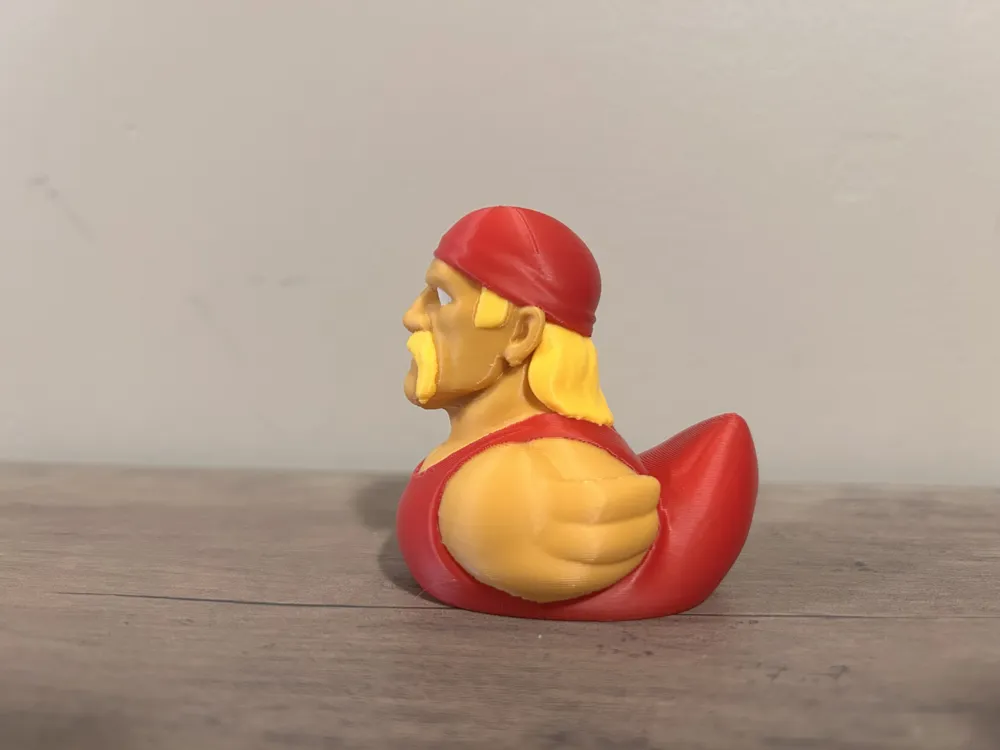 Hulk Hogan Rubber Duck - Free 3D Print Model - MakerWorld