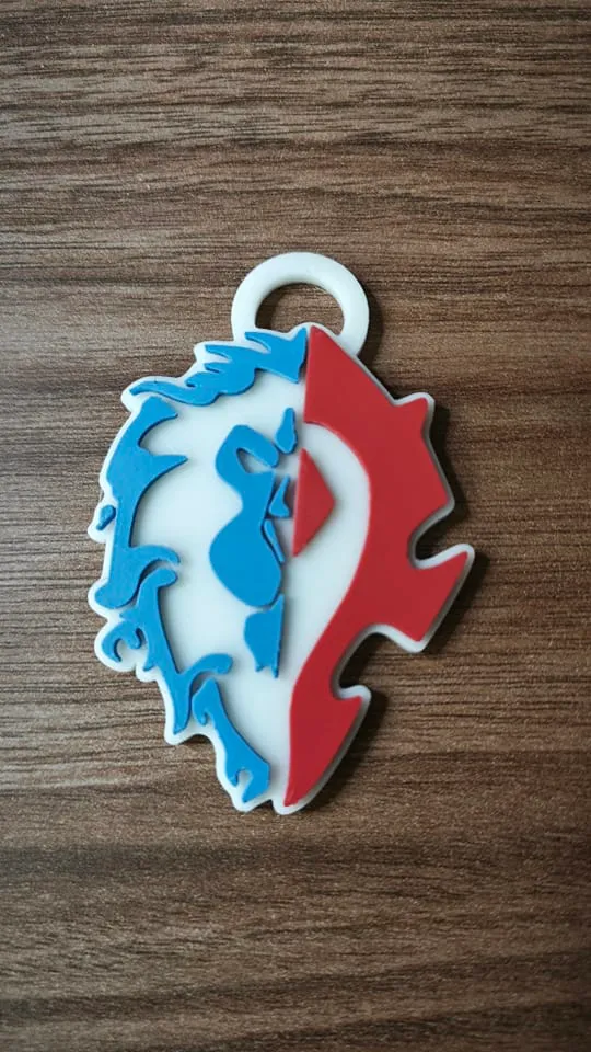 World of Warcraft faction Keychain horde/alliance Remixed by Titanie ...