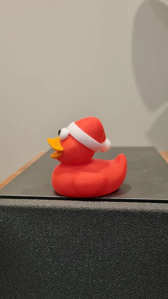 Santa Elmo Duck! Quackelmo! Christmas Duck! - Free 3D Print Model ...