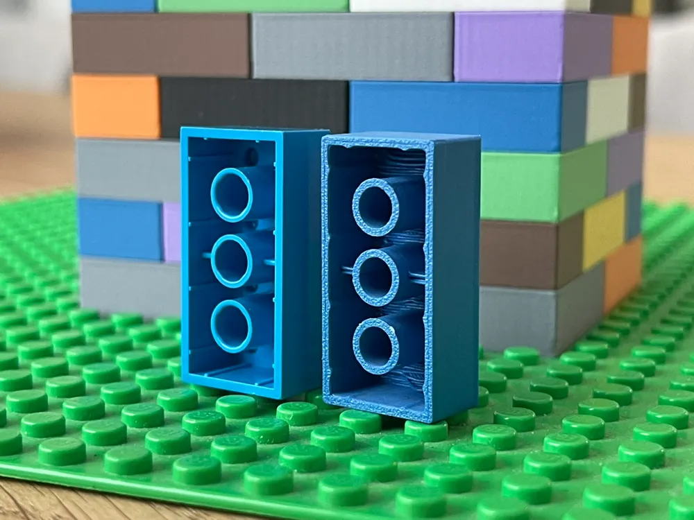 Precision-engineered 2x4 Lego Compatible Brick by hollowmaker - MakerWorld