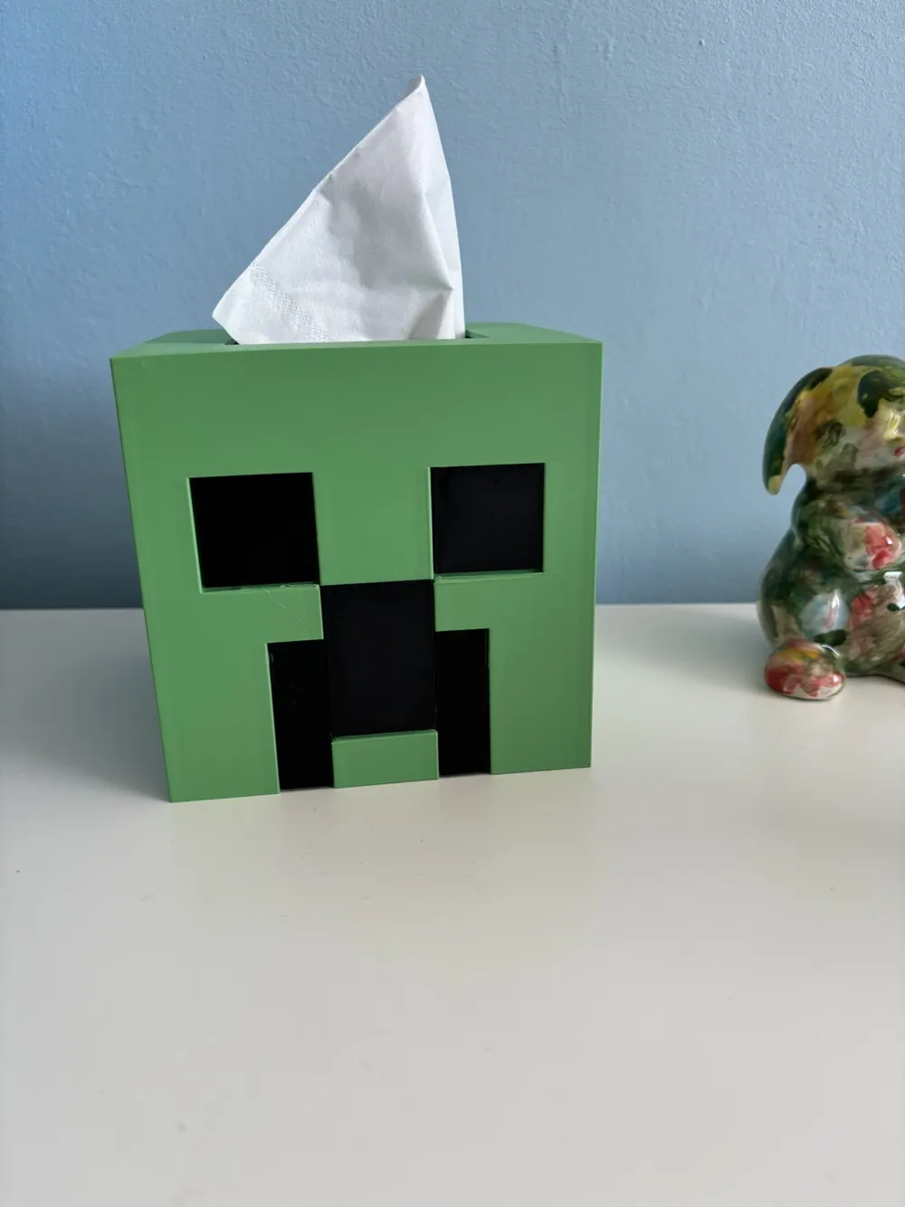 Creeper Tissue Box Cover by SleepyPanda MakerWorld: Download Free 3D Models