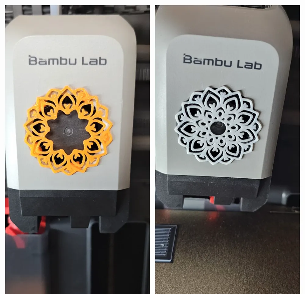 P1S/P1P Fan Cover Flower by Barika - MakerWorld