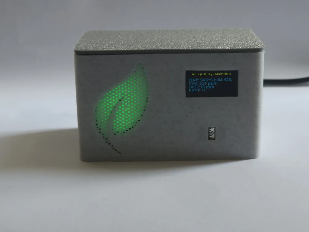 Air Quality Sensor - ESPHome for Home Assistant - Free 3D Print Model ...