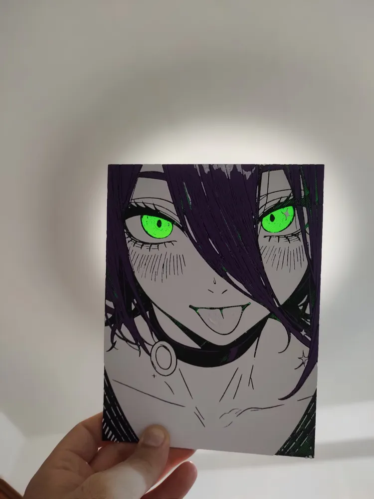 reze chainsawman hueforge by 3dprints95 MakerWorld: Download Free 3D Models